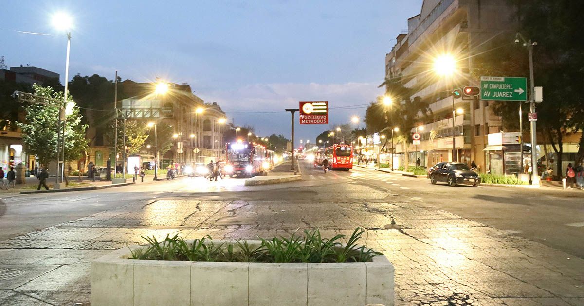 La calzada México-Tacuba y la ruta de Tolsá
