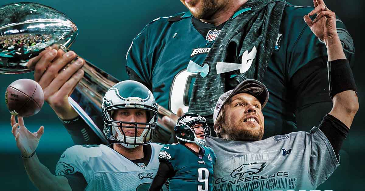 Nick Foles, campeón y Jugador Más Valioso del Super Bowl LII con Eagles, anuncia su retiro