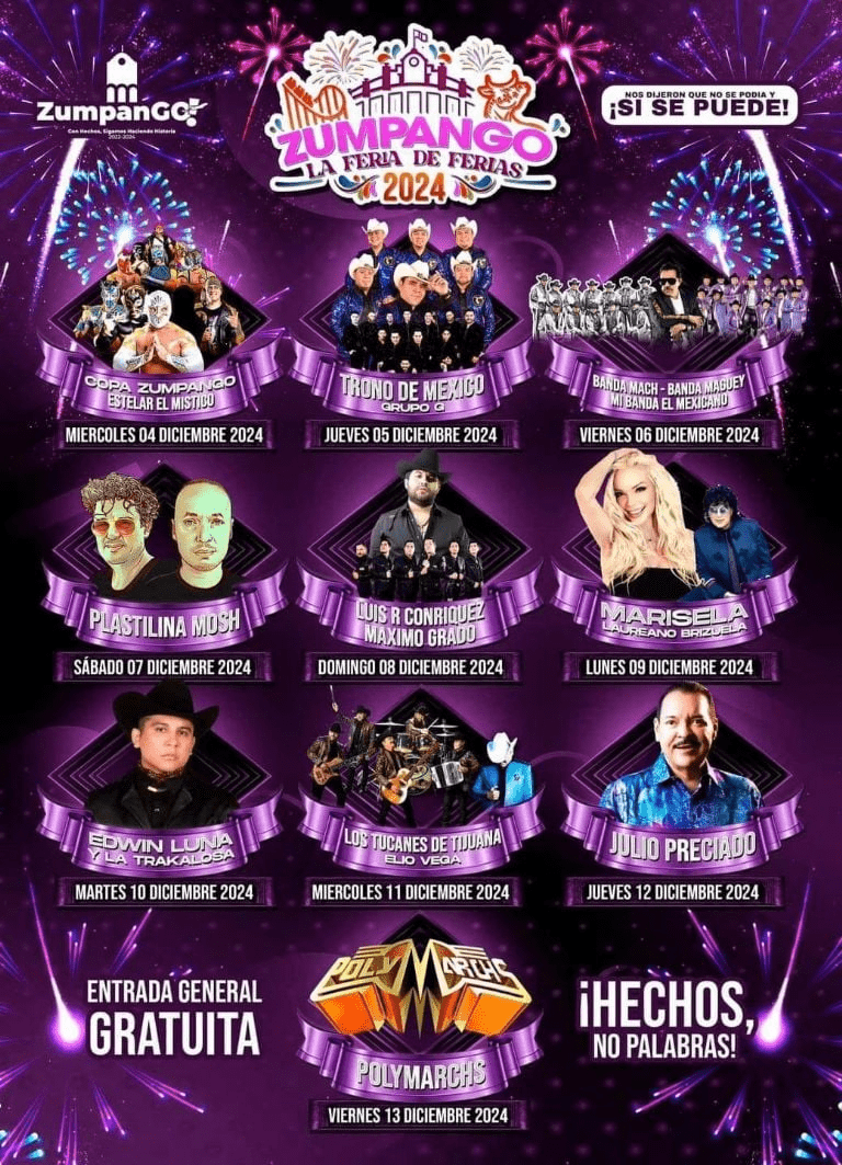 Feria de Zumpango 2024: Fechas, artistas confirmados, boletos y todo lo que debes saber