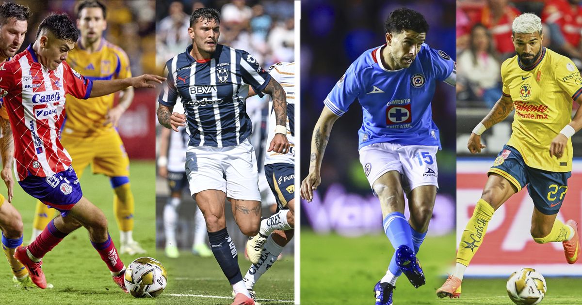 ¡Semifinales, listas! Cruz Azul vs. América y Rayados contra Atlético ...