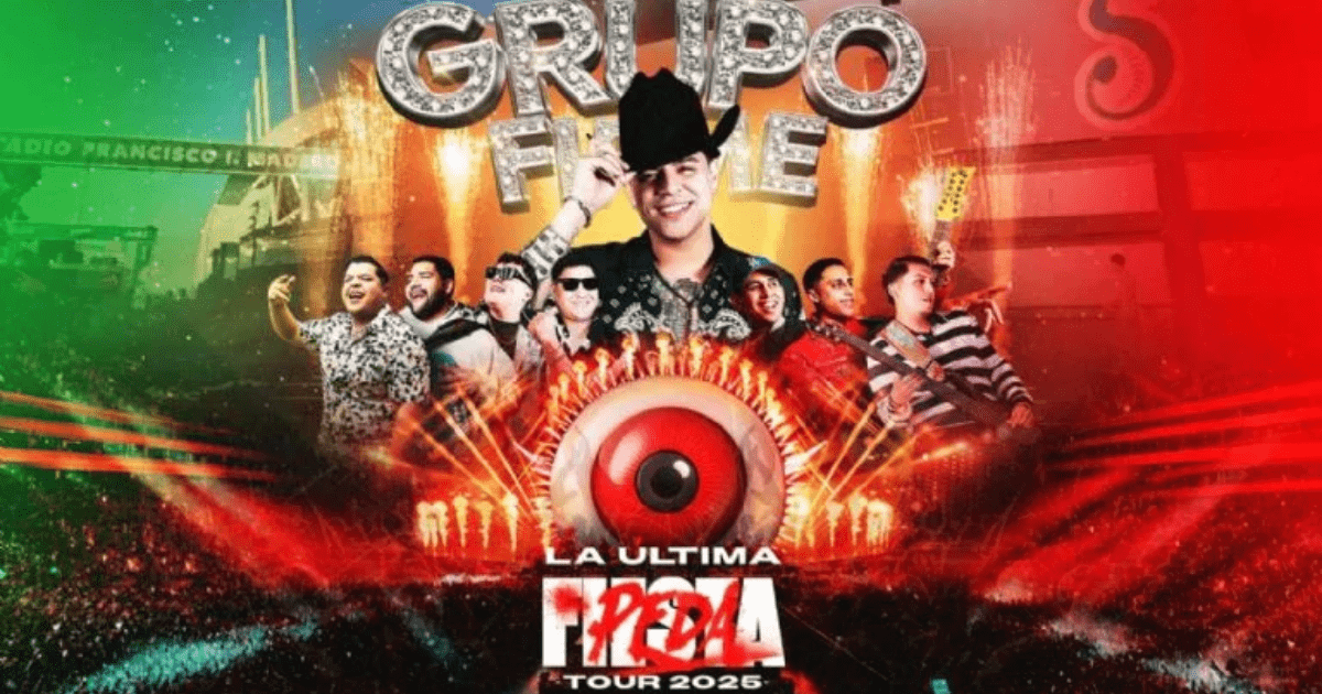 Grupo Firme en México: Precios por ciudad para su gira “La Última Peda Tour 2025”