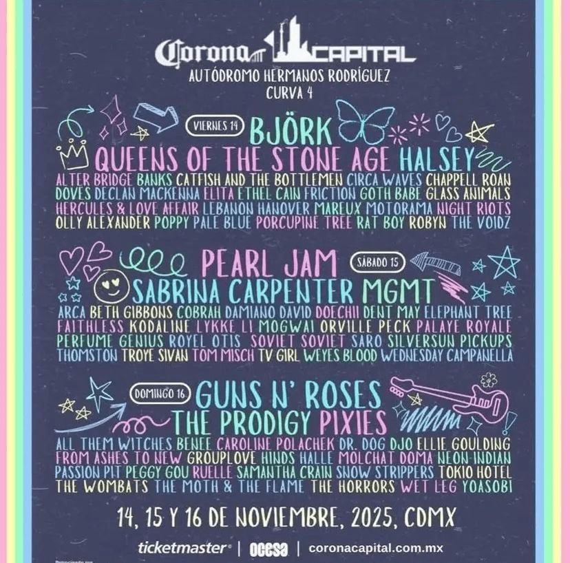 Corona Capital 2025: Lineup por días, fechas oficiales y cuándo comprar boletos