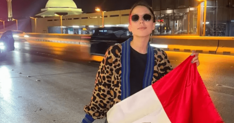 Así fue la impecable interpretación de Majo Aguilar en la pelea Canelo ...