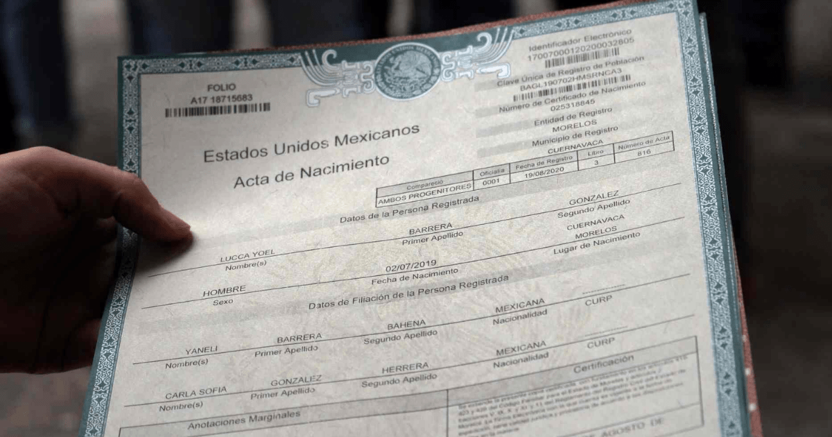 Acta de nacimiento actualizada 2025: ¿Cómo descargarla en línea paso a paso?
