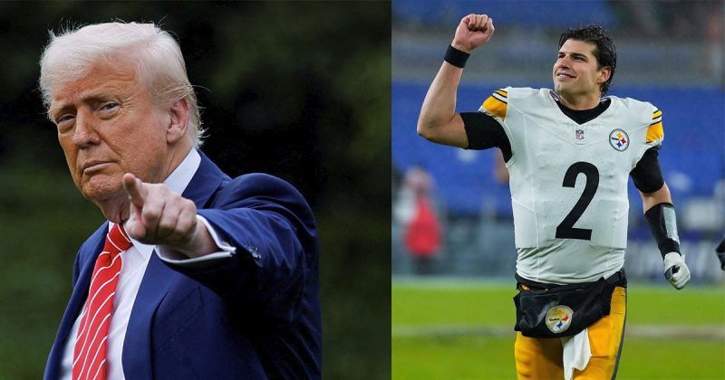 Donald Trump respalda a Mason Rudolph como QB titular de los Steelers