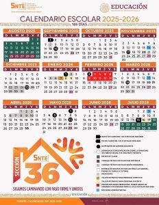Calendario Escolar SEP 2025-2026: vacaciones, días festivos y puentes ...
